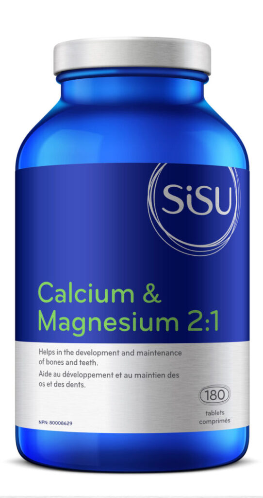 Sisu Calcium & Magnesium 2:1, 180 Tabs - Nature's Care