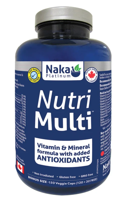 Naka Platinum Nutri Multi 150 Veg Caps - Nature's Care